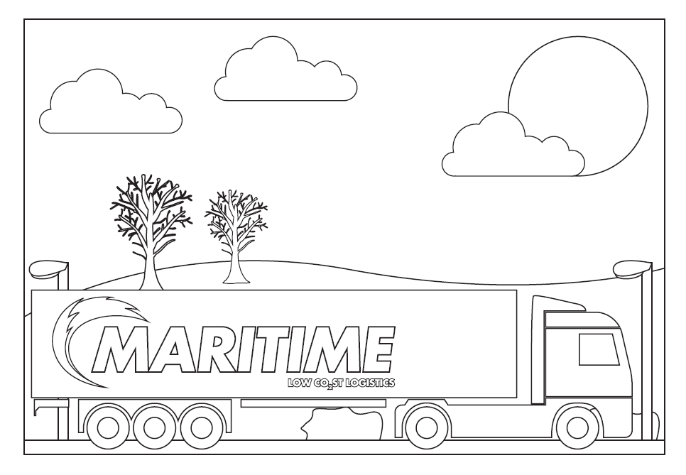 National Lorry Week Truck Model and Colouring